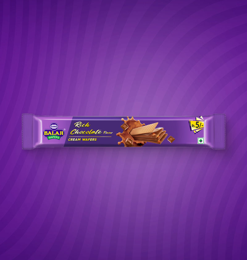 Cream Wafers - Rich Chocolate – Balaji Wafers