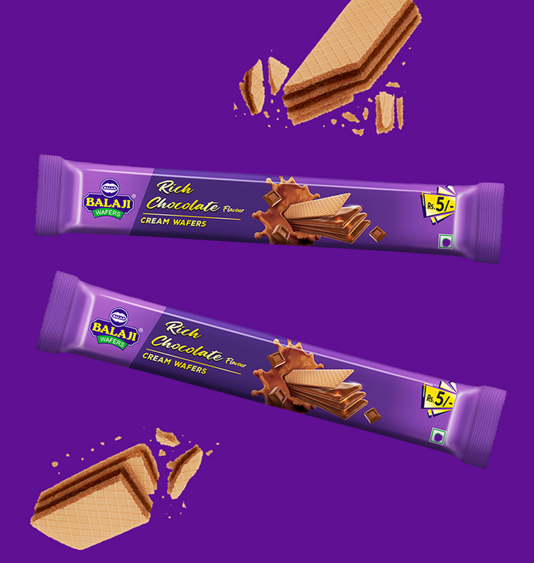 Cream Wafers - Rich Chocolate – Balaji Wafers